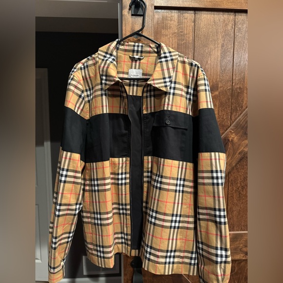 Burberry | Jackets & Coats | Mens Burberry Size Xl Shirt Jacket | Poshmark